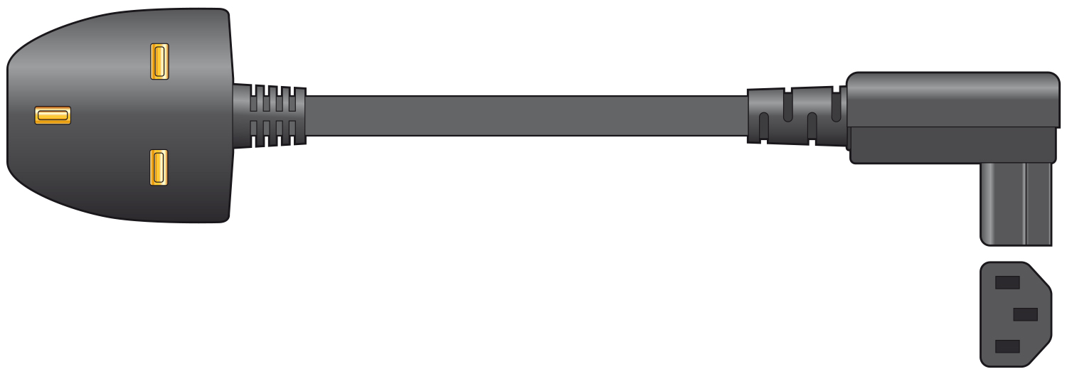 Heavy Duty In-line IEC Socket C14 - Sound Dynamics