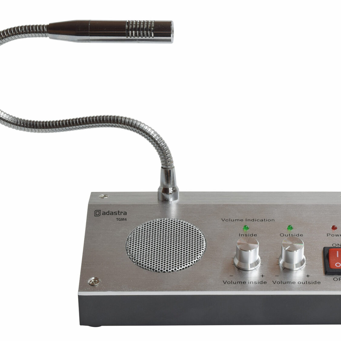 Adastra 2-way Counter Top Through Glass Microphone Intercom - Sound ...